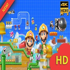 Super Mario Maker 2 New Tab Wallpaper HD para Google Chrome - Extensión Descargar