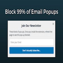 No Email Popups para Google Chrome - Extensión Descargar