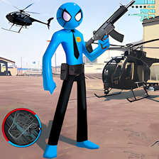 US Spider Police Stickman Rope Hero Strange Vegas APK per Android ...