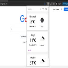 Weather Extension para Google Chrome - Extensión Descargar