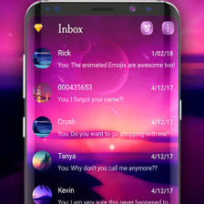 Wallpaper SMS theme for Android - Download