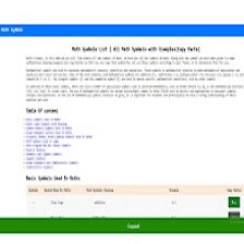 Math Symbol_Ext para Google Chrome - Extensión Descargar