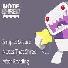 NoteShred Google Chrome 용 - 확장 프로그램 다운로드