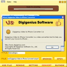DigiGenius Video to iPhone Converter - Descargar