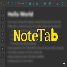 NoteTab - Notepad in the Homepage Google Chrome için - Eklenti İndir