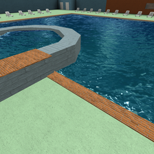 Floor 9 - Swimming Pool and Sauna Area for ROBLOX - Game Download