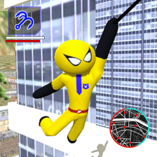 US Police Spider Stickman Rope para Android - Descargar
