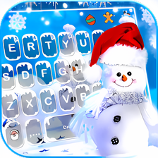 Blue Christmas Keyboard Theme para Android - Descargar