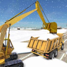 Snow Excavator Gigantic Crane 3D: Snow Plow Game APK for Android - Download