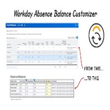 Workday Absence Balance Customizer Google Chrome 용 - 확장 프로그램 다운로드
