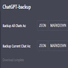 ChatGPT-Backup for Google Chrome - Extension Download