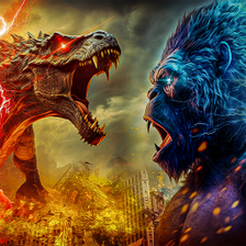 Godzilla Vs King Kong Fight 3D für Android - Download