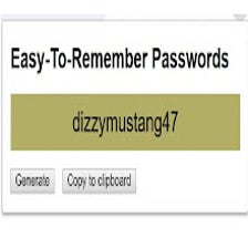 Easy To Remember password generator for Google Chrome - Extension Download