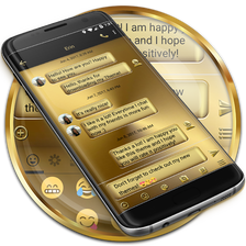 SMS Messages Metal Solid Gold APK for Android - Download