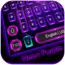 Neon Purple Keyboard Theme para Android - Descargar
