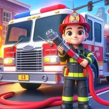 Fire Truck Sim 2d Rescue Games for Android - Download