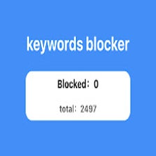 keywords blocker for Google Chrome - Extension Download