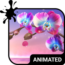 Orchid Animated Keyboard Liv for Android - Download