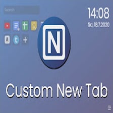 Custom New Tab Google Chrome 용 - 확장 프로그램 다운로드