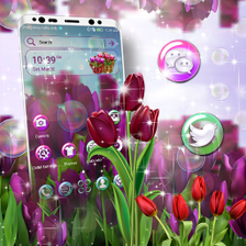 Tulip Flower Launcher Theme for Android - Download