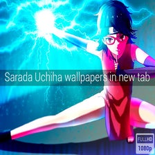 Sarada Uchiha Naruto Wallpapers New Tab para Google Chrome - Extensión Descargar