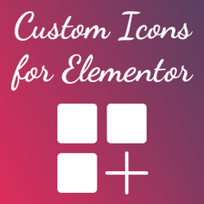 Custom Icons for Elementor para WordPress - Descargar