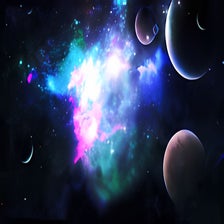 Neon Space Wallpaper for Google Chrome - Extension Download