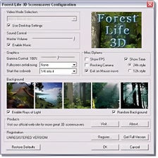 Forest Life 3D Screensaver - Download