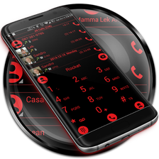 Dialer Theme Black Red drupe APK para Android - Descargar
