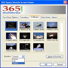 365 Space Shuttle Screen Saver - Download