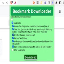 Bookmark Downloader para Google Chrome - Extensión Descargar