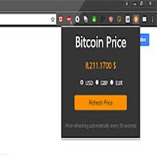 Bitcoin Price Widget para Google Chrome - Extensión Descargar