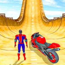 Mega Ramp Bike stunt Rider 3D for iPhone - Download