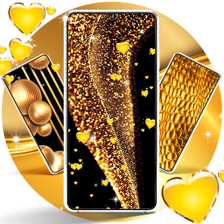 Golden live wallpaper APK pour Android - Télécharger