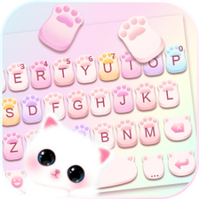 Cute Cat Paws Keyboard Background for Android - Download