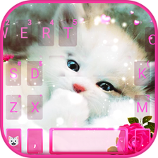 Live Cute Kitty Keyboard Theme para Android - Descargar