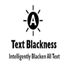 Text Blackness para Google Chrome - Extensión Descargar