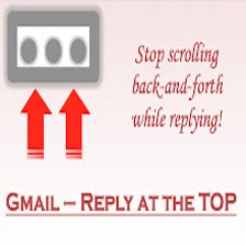 Gmail - Reply at the TOP pour Google Chrome - Extension Télécharger