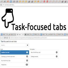 Task-focused browser tabs para Google Chrome - Extensión Descargar