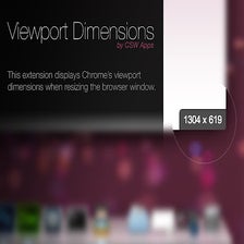 Viewport Dimensions for Google Chrome - Extension Download