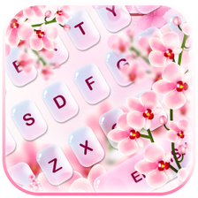 Orchid Flower Keyboard Theme for Android - Download