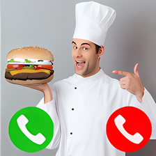 Burger delivery fake call para Android - Descargar