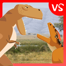 T-Rex Fights Allosaurus for Android - Download