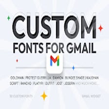 Custom Fonts for Gmail para Google Chrome - Extensión Descargar