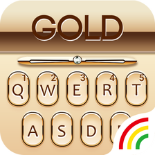 Gold Keyboard Golden Theme APK para Android - Descargar