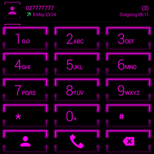 Dialer Theme Neon Purple APK für Android - Download