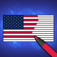 Color ASMR Paint Firework Flag for Android - Download