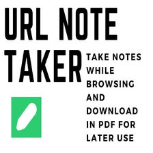 URL Note Taker para Google Chrome - Extensión Descargar