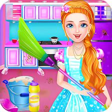 Doll House Clean House Cleanup Girls Games für Android - Download