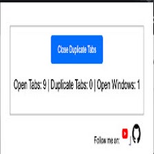 Close Duplicate Tabs for Google Chrome - Extension Download